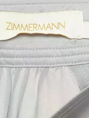 Zimmermann Layered Satin Tapered Trousers