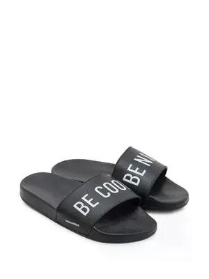 Dsquared2 Logo-print Slides - Black