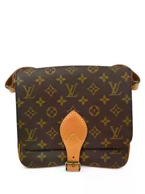LOUIS VUITTON Monogram Cartouchiere Mm Patterned Shoulder Bag - Brown