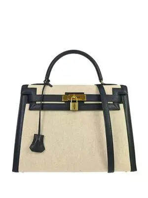 Hermès 1991 32 Kelly Sellier Handbag - Neutrals