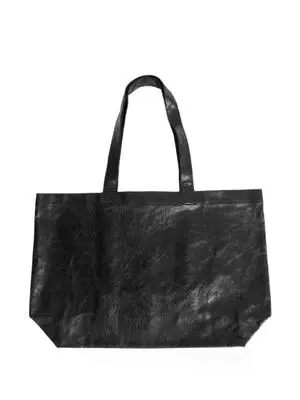 Rick Owens Temple Megacrust Denim Tote Bag - Black