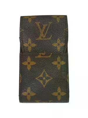 LOUIS VUITTON Monogram Cigarette Case - Brown