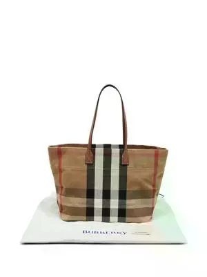 Burberry London Check Tote Bag - Neutrals