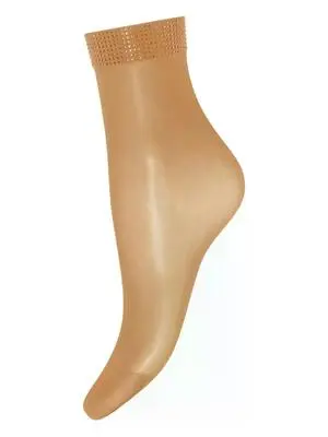 Wolford Liquid Metal Socks - Neutrals