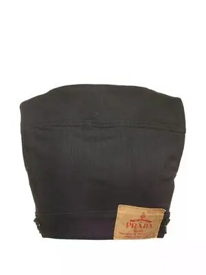 Prada V-neck Cropped Waistcoat