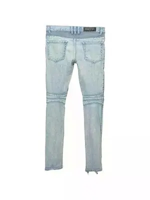Balmain Distressed Biker Jeans