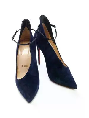 CHRISTIAN LOUBOUTIN Vampdoly Ankle-strap Heeled Pumps