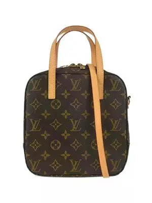 LOUIS VUITTON Monogram Spontini Patterned Shoulder Bag - Brown