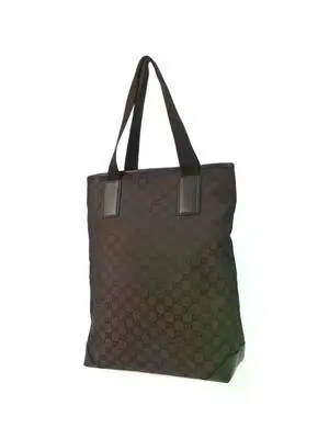 Gucci Gg Supreme Tote Bag - Brown