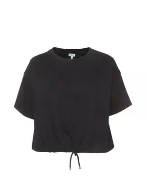 Loewe Anagram-embroidered Short-sleeve T-shirt - Black