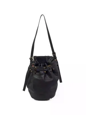 Alexander Wang Diego Pebbled-leather Bucket Bag - Black