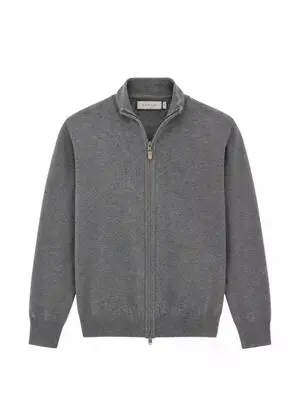 Canali Zip-up Cardigan - Grey