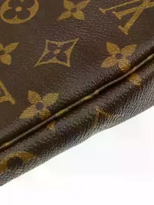 LOUIS VUITTON 2004 Monogram Panda Pochette Accessoires Shoulder Bag