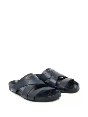LOUIS VUITTON Mirabeau Epi Leather Sandals - Blue