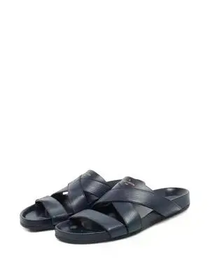 LOUIS VUITTON Mirabeau Epi Leather Sandals