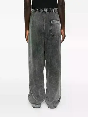 Mihara Yasuhiro Bleached Wide-leg Track Pants