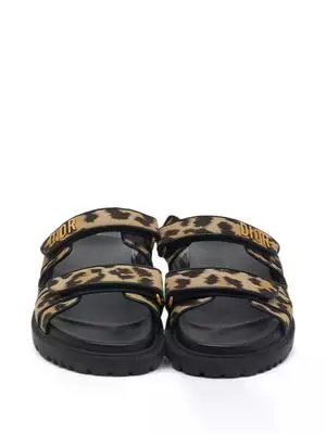 Dior Dioract Patterned Flat Sandals