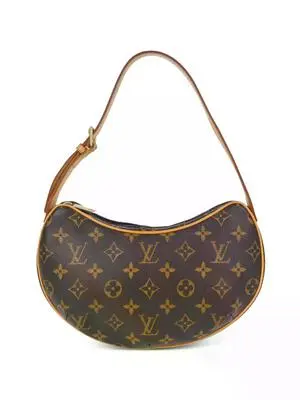 LOUIS VUITTON Croissant Pm Monogram Shoulder Bag - Brown