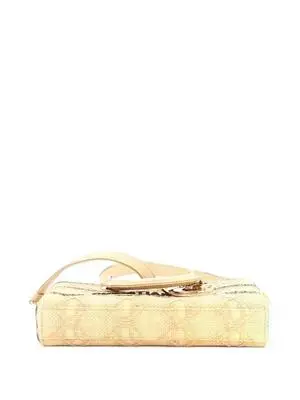 Dior Lady D-joy Bag Cannage Embroidered Raffia Medium Tote Bag