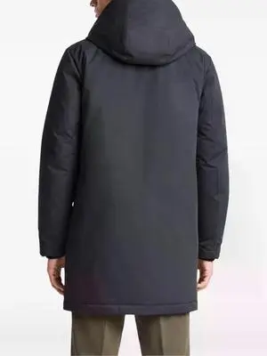 FAY Hooded Button-up Coat