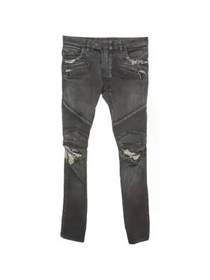 Balmain Distressed-effect Jeans - Grey