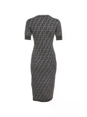 Fendi Zucca-monogram Mini Dress