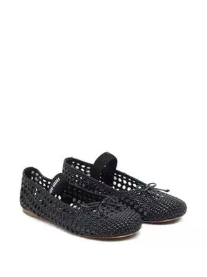 Miu Miu Leather Ballet Flats