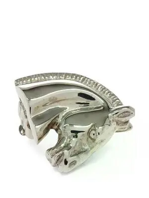 Hermès Bijouterie Fantaisie Horse-head Earrings