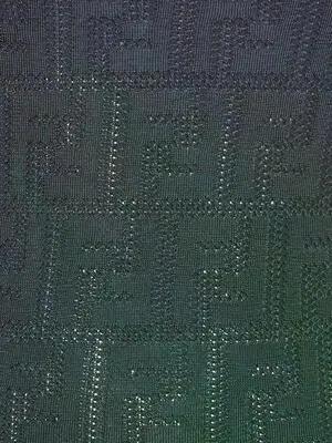Fendi Ff Monogram Sleeveless Mini Dress