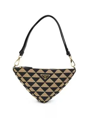 PRADA Symbole Triangle Shoulder Bag