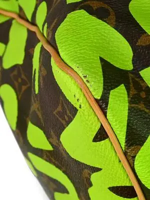 LOUIS VUITTON 50 Graffiti Keepall Monogram Duffle Bag