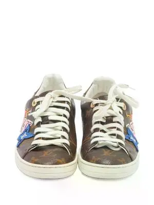 LOUIS VUITTON Frontrow Monogram Patch Sneakers