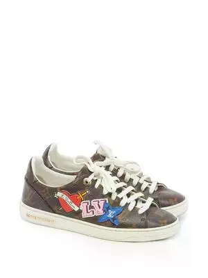 LOUIS VUITTON Frontrow Monogram Patch Sneakers