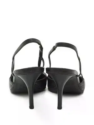 Dior Cannage Quilted Slingback Sandals