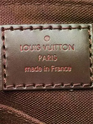LOUIS VUITTON 2010 Brooklyn Pochette Damier Ebene Shoulder Bag