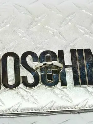 Moschino Embossed-logo Shoulder Bag