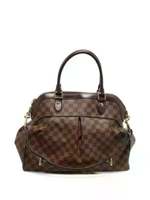LOUIS VUITTON 2010 Gm Trevi Damier Ebene Satchel Bag