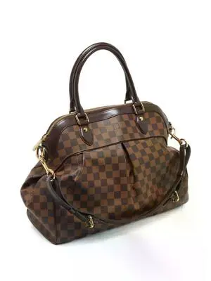 LOUIS VUITTON 2010 Gm Trevi Damier Ebene Satchel Bag