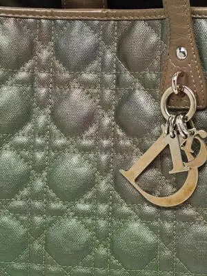 Dior 2010 Small Panarea Cannage Tote Bag