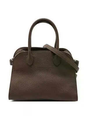 THE ROW 10 Soft Margaux Leather Tote Bag - Brown