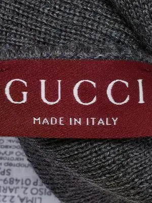 Gucci Logo-embroidered Knitted Beanie Hat