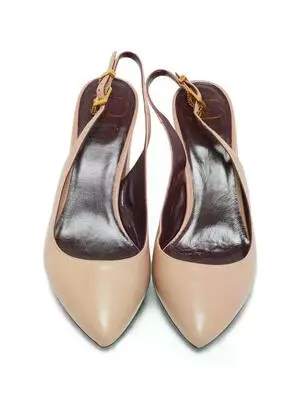 Gucci Pointed-toe Leather Heeled Pumps