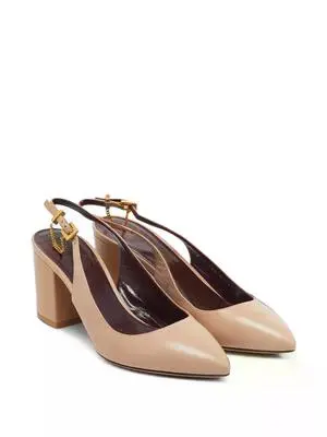 Gucci Pointed-toe Leather Heeled Pumps