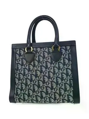 Dior Small Trotter Tote Bag - Blue