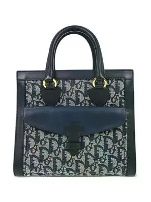 Dior Small Trotter Tote Bag - Blue