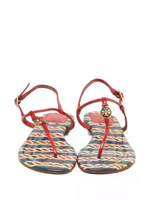 Tory Burch Emmy Logo-plaque Flat Sandals