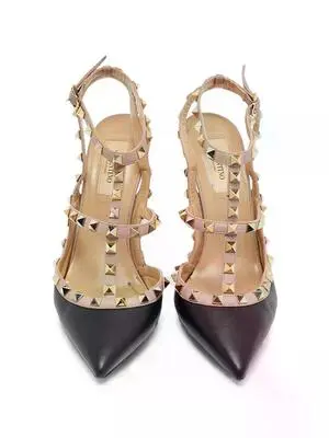 Valentino Garavani Rockstud Ankle Strap Pumps