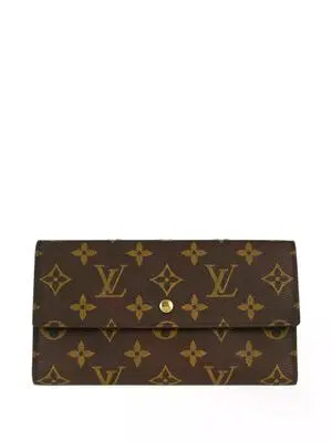 LOUIS VUITTON Monogram Porte Tresor International Wallet - Brown