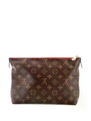 LOUIS VUITTON Pallas Beauty Case Monogram Canvas With Leather Clutch Bag