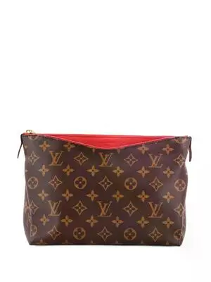 LOUIS VUITTON Pallas Beauty Case Monogram Canvas With Leather Clutch Bag